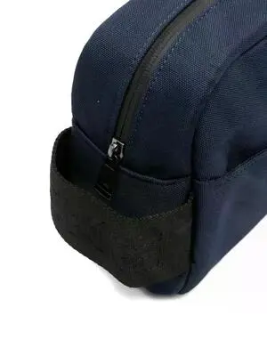 HACKETT Logo Appliqué Wash Bag - Blue