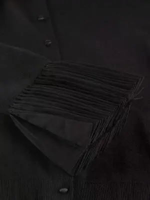 Valentino Garavani Pleated-cuffs Cardigan