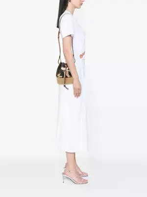 Loewe Mermaid Print Balloon Bucket Bag - Grey