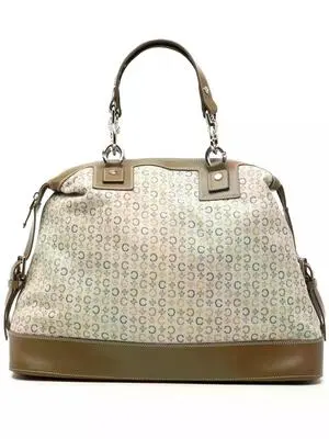 Celine 20th Century Macadam Canvas Handbag