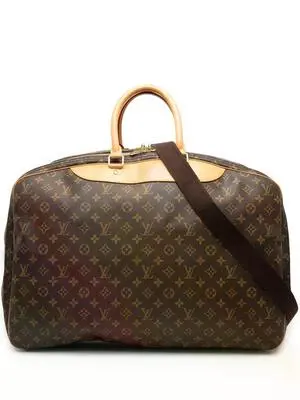 LOUIS VUITTON 2001 Monogram Alize 3 Poches Travel Bag - Brown