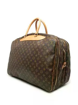 LOUIS VUITTON 2001 Monogram Alize 3 Poches Travel Bag - Brown