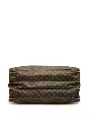 LOUIS VUITTON 2001 Monogram Alize 3 Poches Travel Bag - Brown