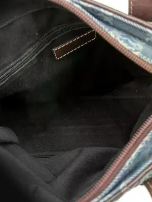 Loewe 2003 Anagram Denim Tote Bag - Blue
