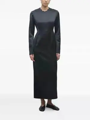THE ROW Mitzi Midi Dress - Black