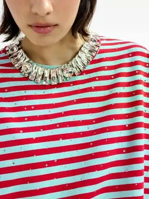 Essentiel Antwerp Joste Striped T-shirt - Red