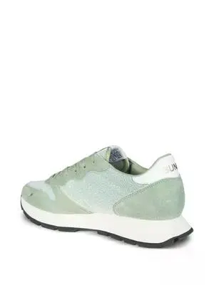 SUN 68 Ally Glitter Lace-up Sneakers - Green
