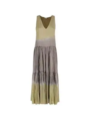 ROBERTO COLLINA Tie-dye Effect Maxi Dress