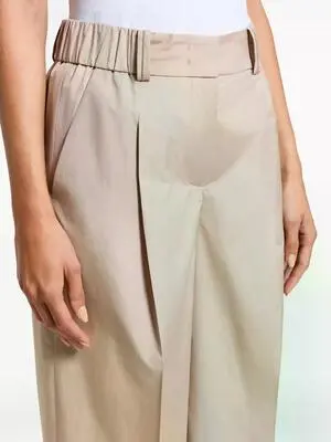 Peserico Pleated Wide-leg Trousers
