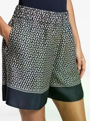 Peserico Geometric-print Shorts