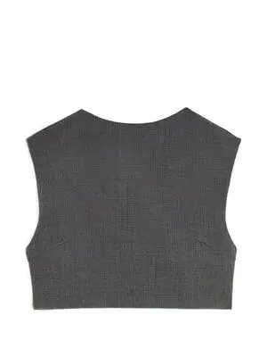 JIL SANDER Twill Crop Top