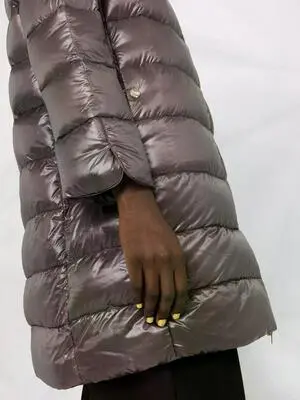 Herno Down-feather Mid-length Coat - Grey