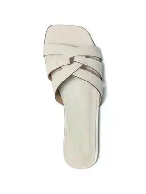 Bernardo Oxford Woven Flat Sandals - Neutrals