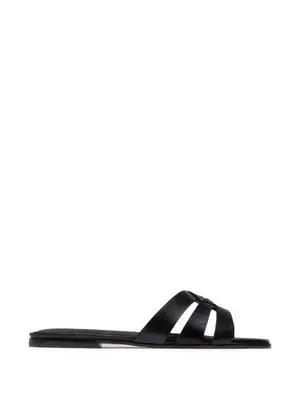 Bernardo Oxford Woven Sandals Black