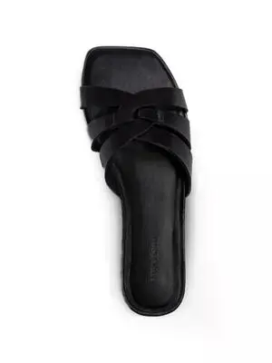 Bernardo Oxford Woven Sandals - Black