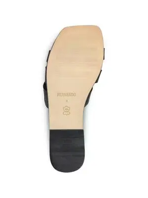 Bernardo Oxford Woven Sandals - Black