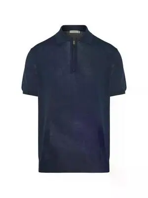 Canali Zip Polo Shirt