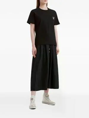 FINGERCROXX T-shirt With Chest Pocket - Black