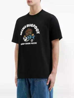 FINGERCROXX Printed T-shirt - Black