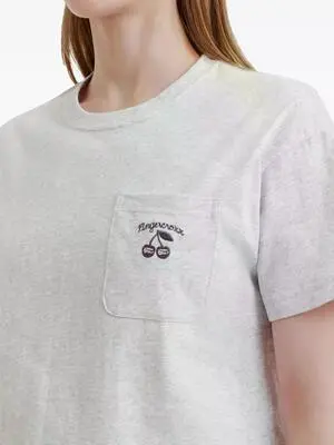 FINGERCROXX Chest-pocket T-shirt - Grey