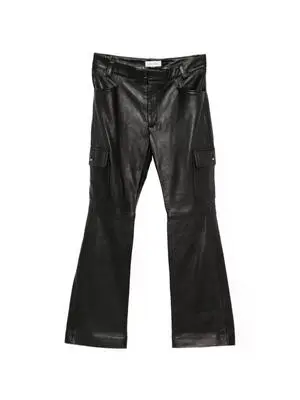 ERNEST W. BAKER Pocket Leather Trousers