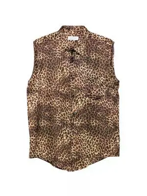 ERNEST W. BAKER Leopard-print Pocket Shirt