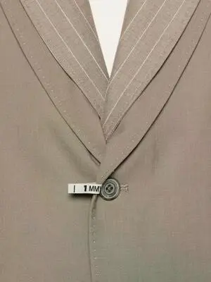 Mihara Yasuhiro Pinstripe-lapel Blazer