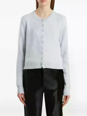 Khaite Everheart Button Cashmere Cardigan