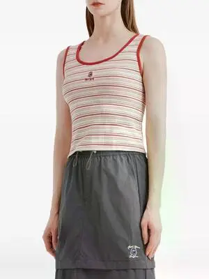FINGERCROXX Striped Buttoned Top