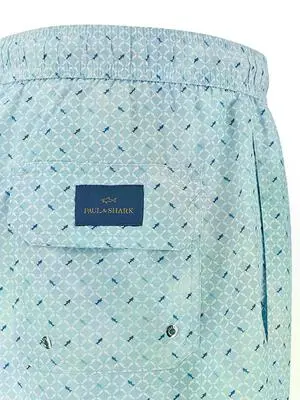 Paul & Shark Shark-print Swim Shorts