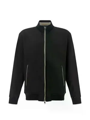 Paul & Shark Zip-up Fleece Sweatshirt - Black