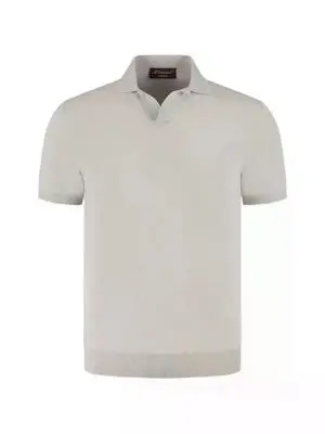 DORIANI CASHMERE Cashmere Polo Shirt - Neutrals