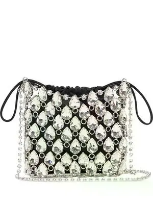 SELF-PORTRAIT Crystal Chainmail Mini Bag