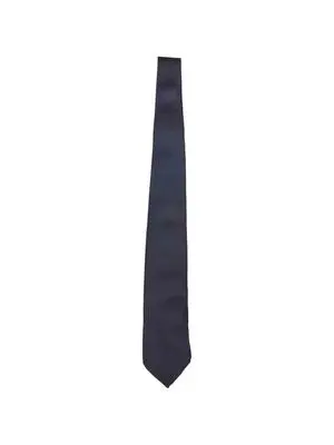 Brunello Cucinelli Embroidered Loop Tie - Blue