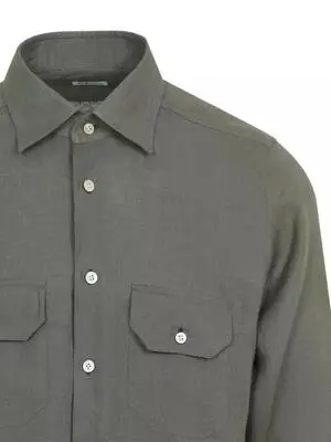 Kiton Chest-pocket Shirt - Green