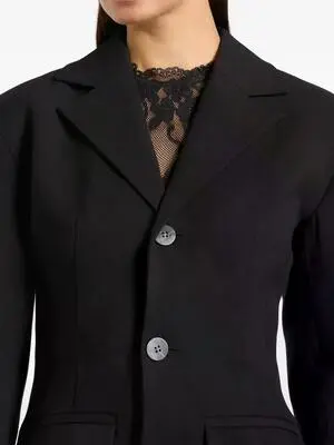 Manière De Voir Claire Marble-button Wide-shoulder Blazer
