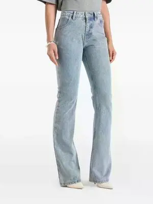 Manière De Voir Abbie Contrast-stitch Boot-cut Jeans