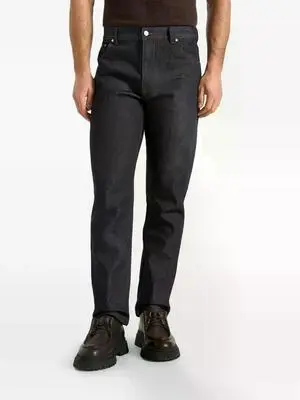 Manière De Voir Maniere De Voir Contrast Stitching Tapered Jeans
