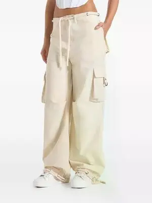 Manière De Voir Maniere De Voir Cargo Pocket Cotton Trousers
