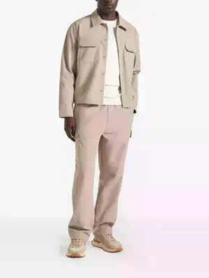 Manière De Voir Maniere De Voir Elasticated Cargo Trousers - Neutrals