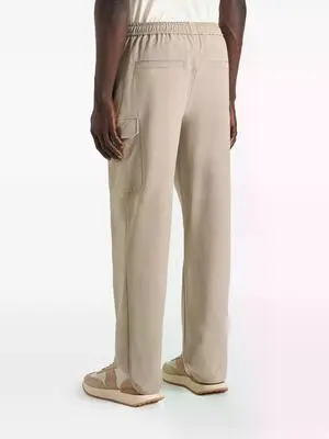 Manière De Voir Maniere De Voir Elasticated Cargo Trousers - Neutrals