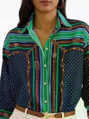 Ralph Lauren Polka-dot Print Shirt