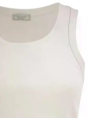 Peserico Ribbed-trim Top