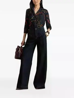 Ralph Lauren Printed Pleated Shirt