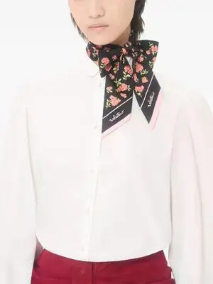 Valentino Garavani Mazzetto Coriandolo Silk Bandeau Scarf