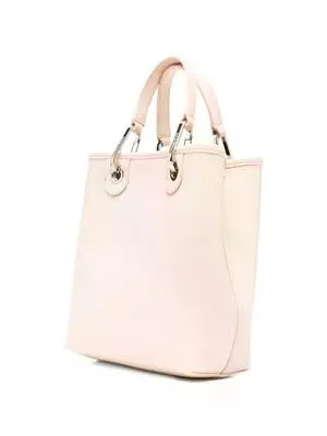 Emporio Armani Logo-detail Tote Bag - Pink