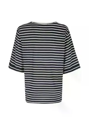 Seventy Striped Knotted Top