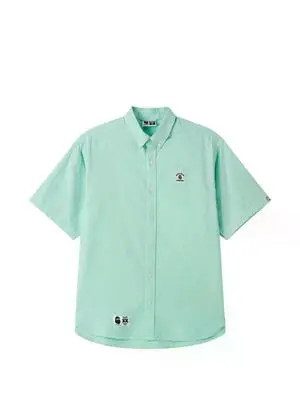 FINGERCROXX Logo-patch Shirt - Green