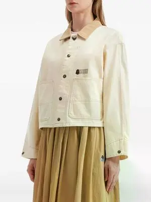 FINGERCROXX Patch Collar Cotton Jacket