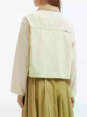 FINGERCROXX Patch Collar Cotton Jacket